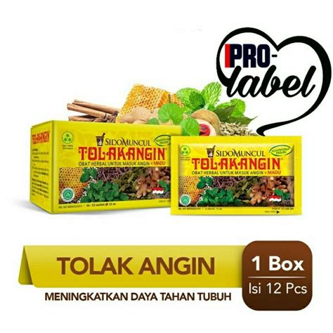 Jual TOLAK ANGIN PLUS MADU BOX 12 PCS TOLAK ANGIN CAIR BOX Shopee