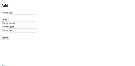 mvc how to store the textbox values in database which is created dynamically in mvc