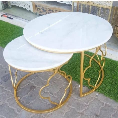 Jual MEJA TAMU KAKI BESI DAUN MARMER ASLI MEJA KOPI 50CM Shopee Indonesia