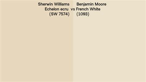 Sherwin Williams Echelon Ecru SW 7574 Vs Benjamin Moore French White