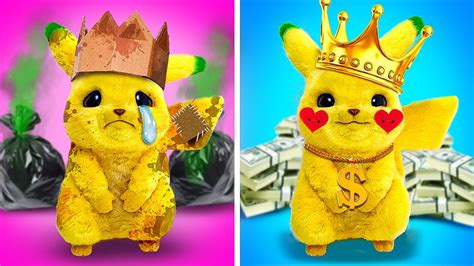 POKEMON RICHE vs FAUCHÉ Pikachu a été Adopté par une Famille Riche