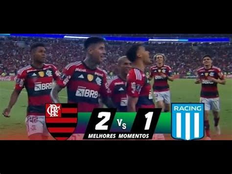 FLAMENGO CLASSIFICADO Flamengo 2 X 1 Racing Melhores Momentos TV