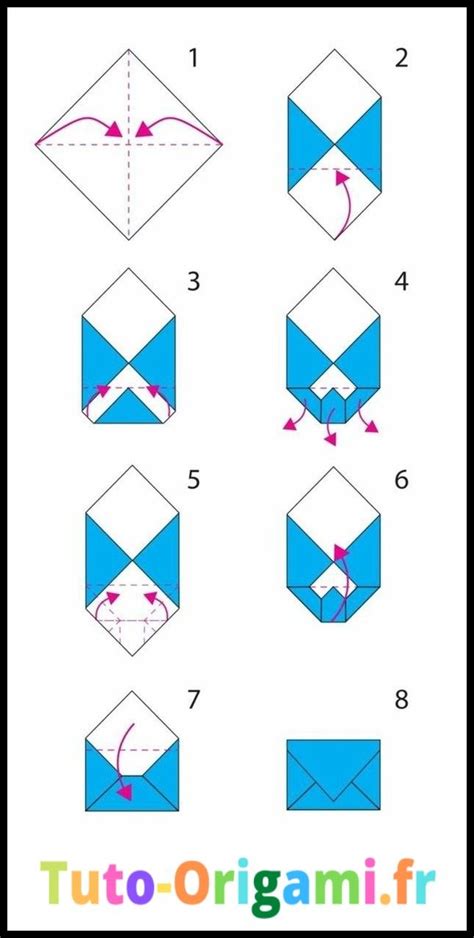 Tutoriel Facile Pour Faire Une Enveloppe En Origami Enveloppe