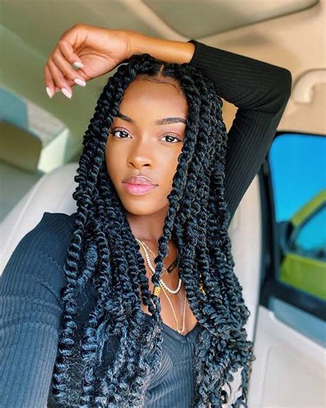 15 Cool Twist Braids Hairstyles For Black Hair