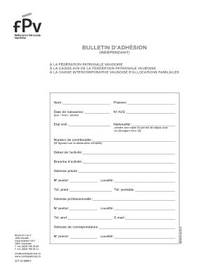 Remplissable En Ligne Centrepatronal Bulletin D Adh Sion Centre