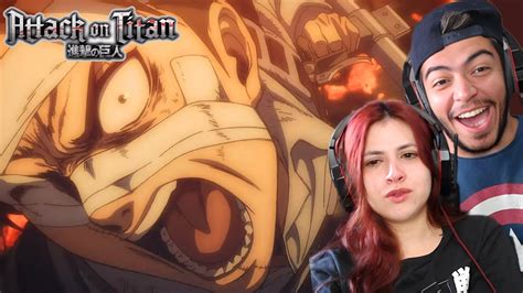 ELA CHOROU MUITO ON TITAN EPISÓDIO FINAL SHINGEKI NO KYOJIN