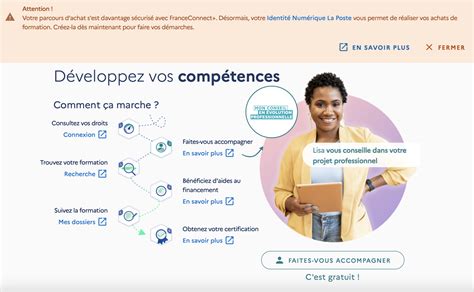 Actu CPF 25 10 2022 lidentité numérique La Poste sécurise Mon Compte