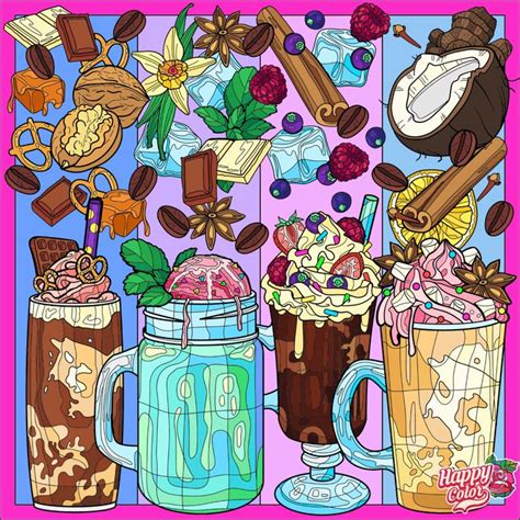 Pin By Gail Berman On Culinary Delights Colorful Art Coloring