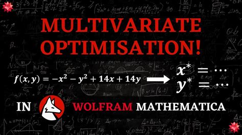 multivariate optimisation wolfram mathematica coding maxima minima and saddle points calculus