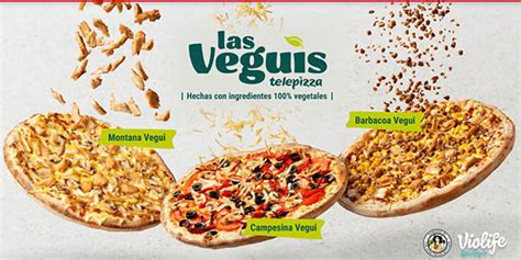 Nuevas pizzas veganas Telepizza por sólo 6 en pedidos con recogida en