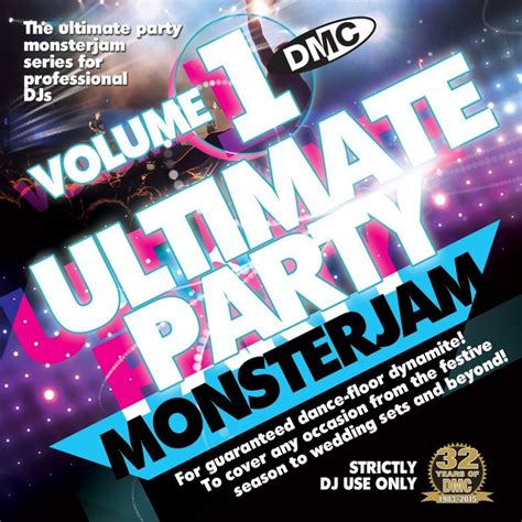 DMC Ultimate Party Monsterjam Vol 1 Continuous Mixed DJ CD
