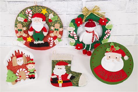15 Enfeites De Natal Em Feltro Para Fazer E Vender Escola De Feltro