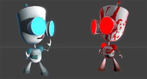 The Two Sides Of Gir Invader Zim Fan Art 9932812 Fanpop