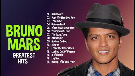 Bruno Mars Songs Playlist Bruno Mars Greatest Hits All Time YouTube