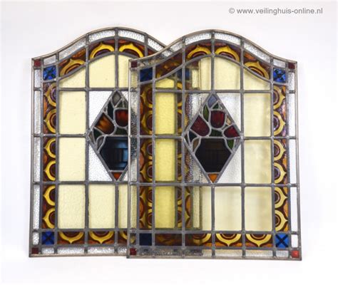 Veilinghuis Online Kavel Details Glas In Lood Venster