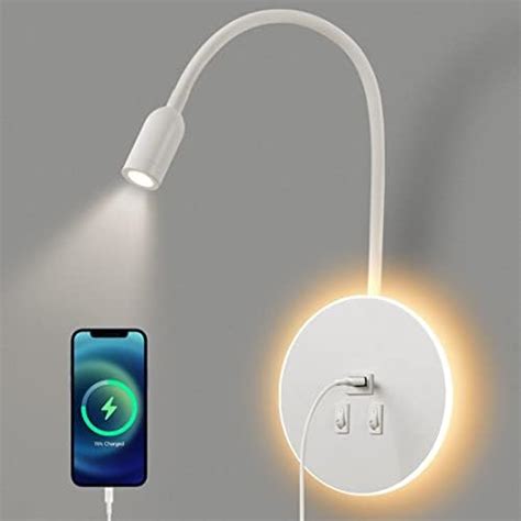 Awekliy Applique Murale Led Lampe Col De Cygne Flexible Liseuse De