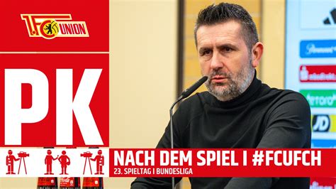 AFTV Pressekonferenz Nach Dem Spiel 1 FC Union Berlin 1 FC