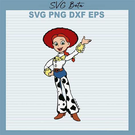 Jessie Svg Clipart Toy Story Svg Cortar Archivos Para Cricut México
