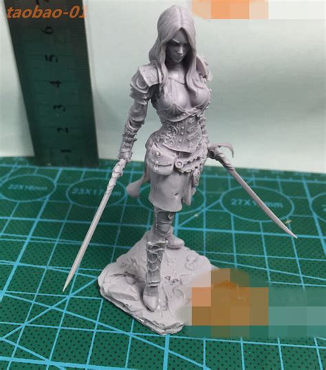 Scale Mm Resin Figures Model Kit Fantasy Film Game Female