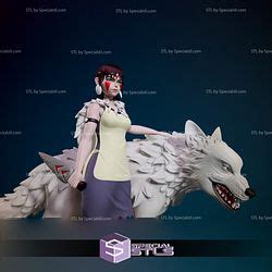 San 3D Printing Model From Princess Mononoke STL Files SpecialSTL