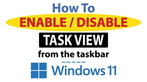 How To Enable Or Disable The Task View Icon In The Taskbar On Windows