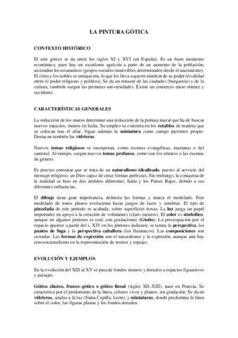 LA PINTURA GOTICA Pdf