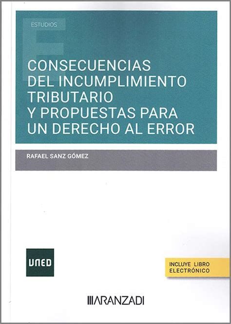 Librería Dykinson Consecuencias del incumplimiento tributario y