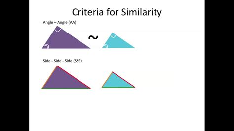 understanding similar triangles youtube