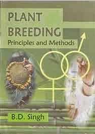 Book Plant Breeding Principles And Methods By B D Singh IAS EXAM