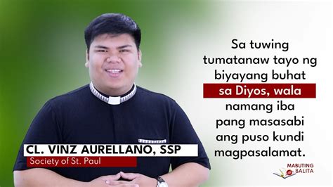 Mabuting Balita L Nobyembre Martes Ng Ika Linggo Sa