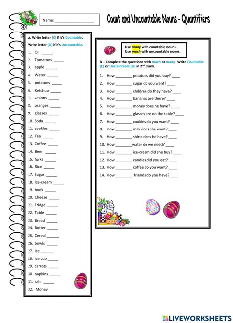 Letter U Letter Writing Uncountable Nouns Apple 4 Names Note Cards