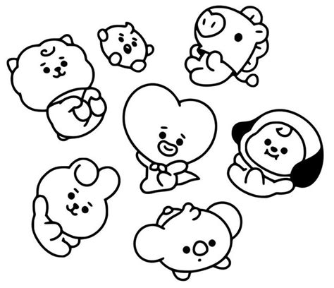 Desenhos Do Bt21 Para Imprimir E Colorir Porn Sex Picture