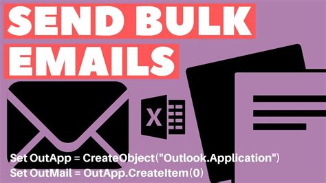 Excel VBA Macro Send Multiple Emails Based On Cell Values With Loop