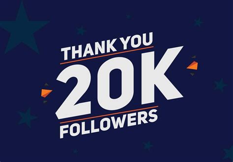 20k Followers Thank You Colorful Celebration Template Social Media