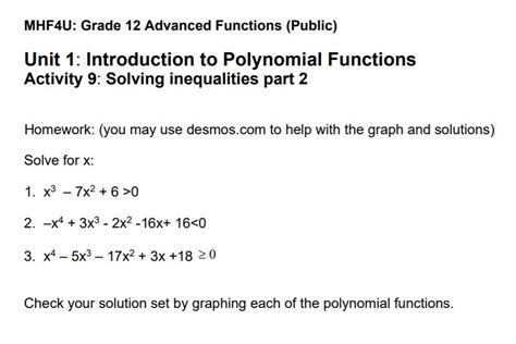 solved mhf4u grade 12 advanced functions public unit 1