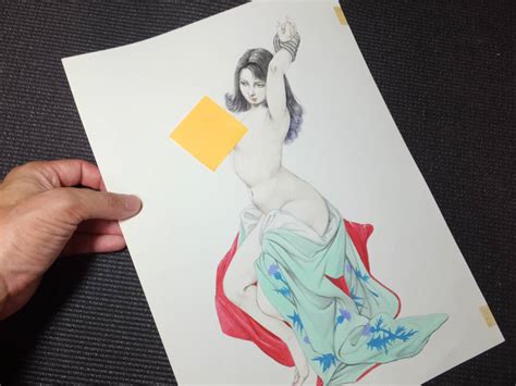 大版カラー中島喜美肉筆SM雑誌原画緊縛美女ヌード 検春画佐伯俊男春川ナミオ劇画笠間しろう伊藤晴雨前田寿安緊縛団鬼六妖怪画
