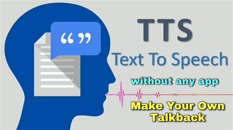text to speech converter without any app make your own talkback using notepad youtube