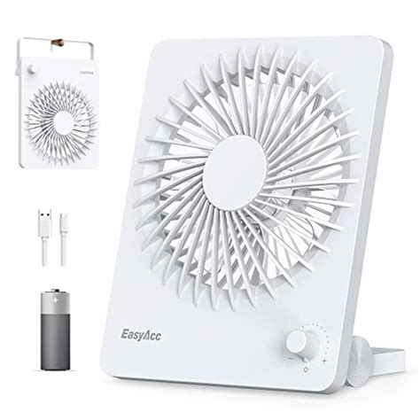 Easyacc Batterie Mini Ventilator Tischventilator Tragbarer Elektrischer
