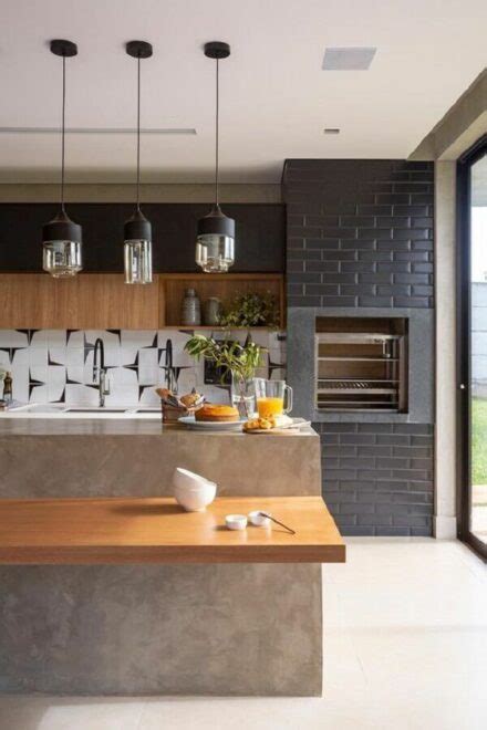 Área Gourmet Moderna 5 Dicas de Decoração 56 Modelos