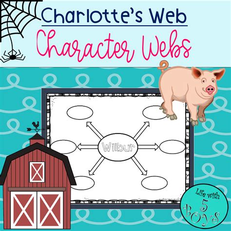 Charlotte S Web Activity Character Webs Made By Teachers