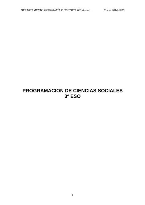 PDF PROGRAMACION DE CIENCIAS SOCIALES 3º PDF filedepartamento