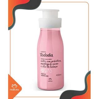 Hidratante Corporal Natura Tododia Frutas Vermelhas 400ml Shopee Brasil