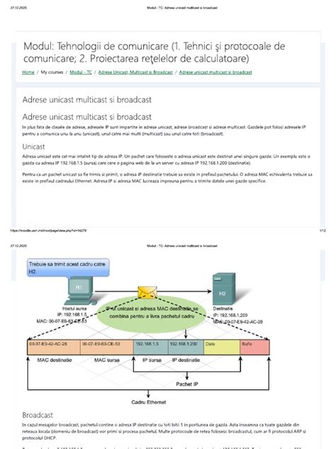 unicast multicast broadcast pdf