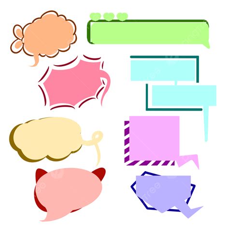 Dialog Bubble Clipart Transparent Background Geometric Bubble Dialog