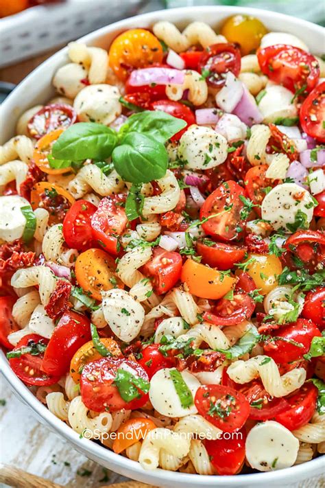 Penne Pasta Salad With Lemon Dressing Spend With Pennies