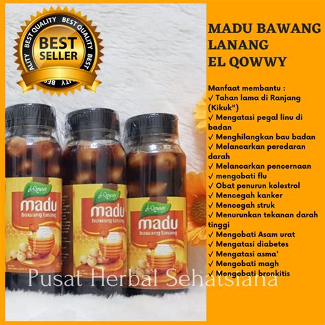 Jual Madu Kuat Bawang Tunggal Madu Asma Madu Bawang Lanang El Qowwy