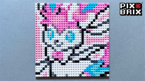 Sylveon Pokémon Pixel Art Pix Brix Instructions YouTube