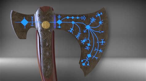Leviathan Kratos Axe From God Of War 3D Model 3D Printable CGTrader