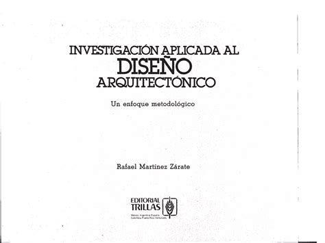 INVESTIGACION APLICADA AL DISENO ARQ Raf Pdf