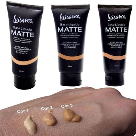 BASE LIQUIDA MATTE LUISANCE COR 03 Distribuidora Dos Cosmeticos